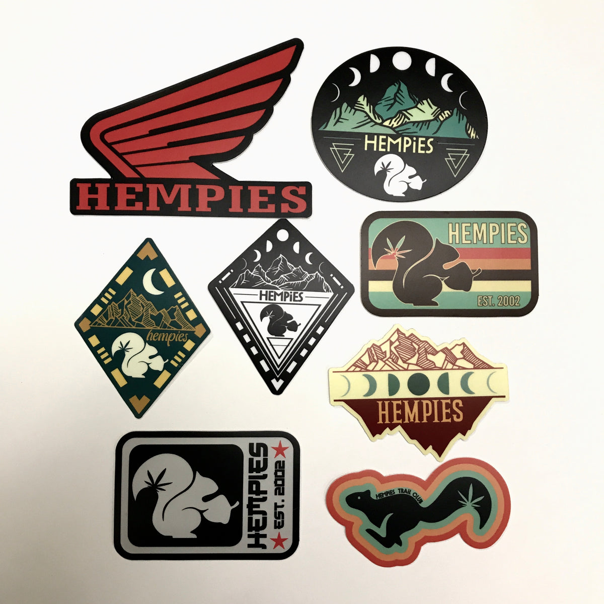 Hempies Sticker Pack (8pk)