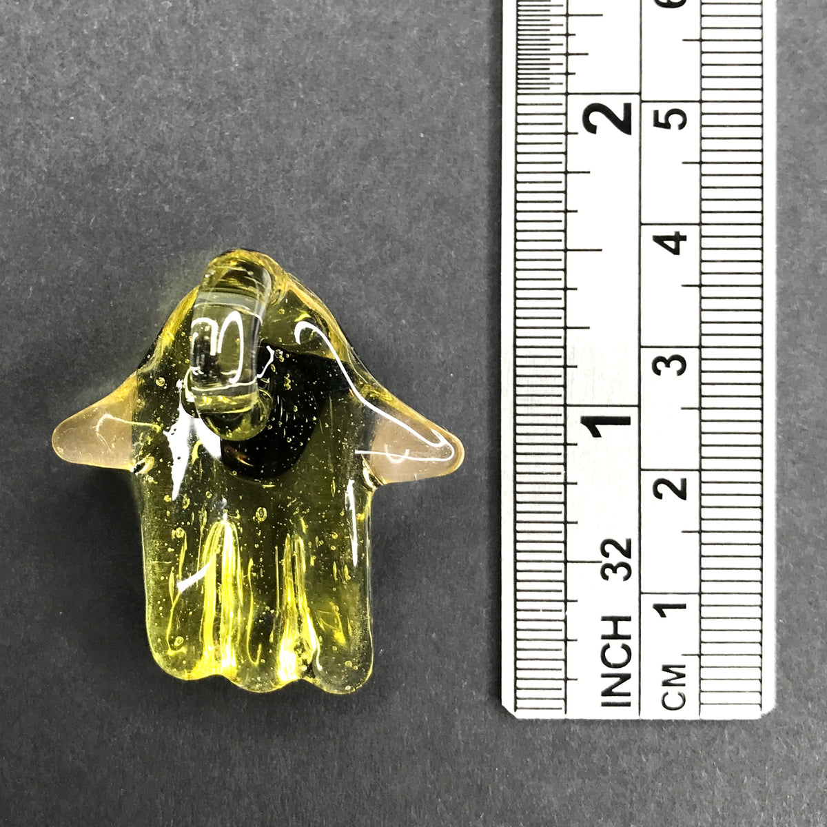 Goober Gabe Glass Pendant "yellow" – Hempies